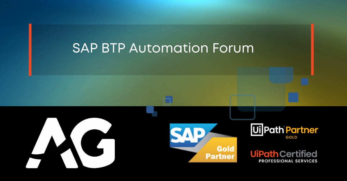SAP BTP Process Automation Innovation Roadshow